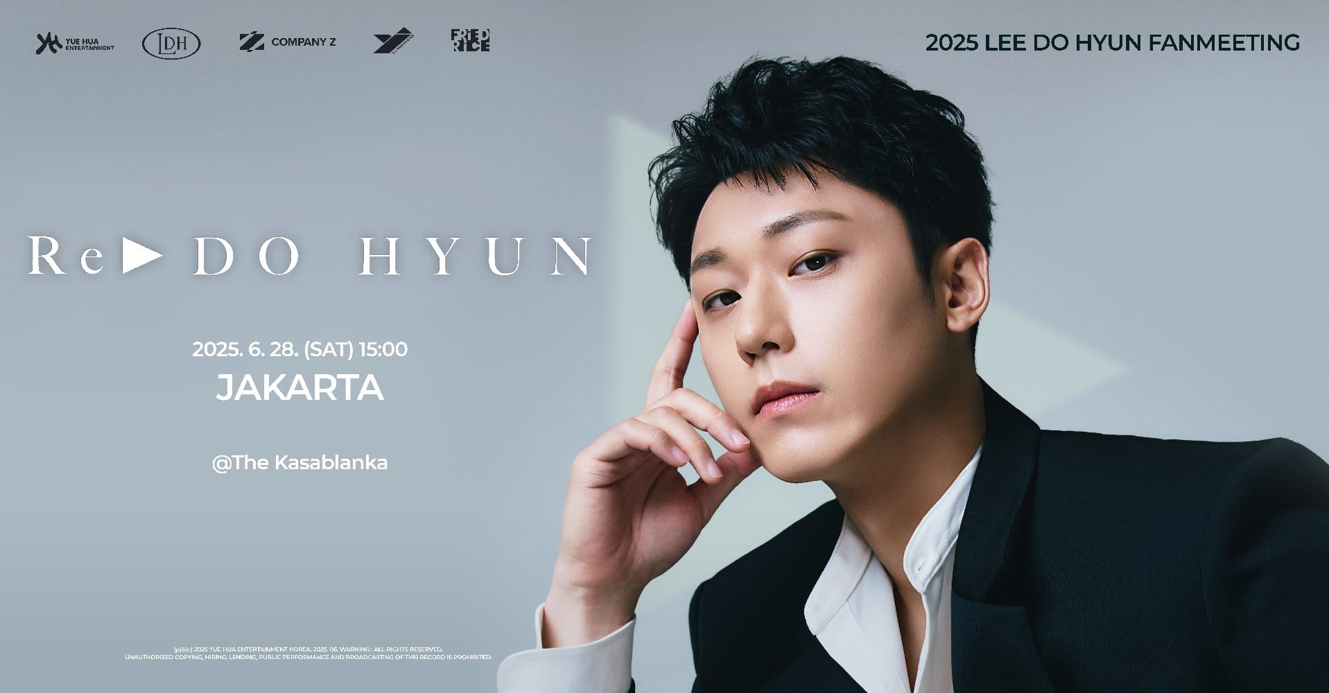 Mau Ketemu Oppa? Ini Harga Fanmeet Lee Do Hyun Jakarta 2025