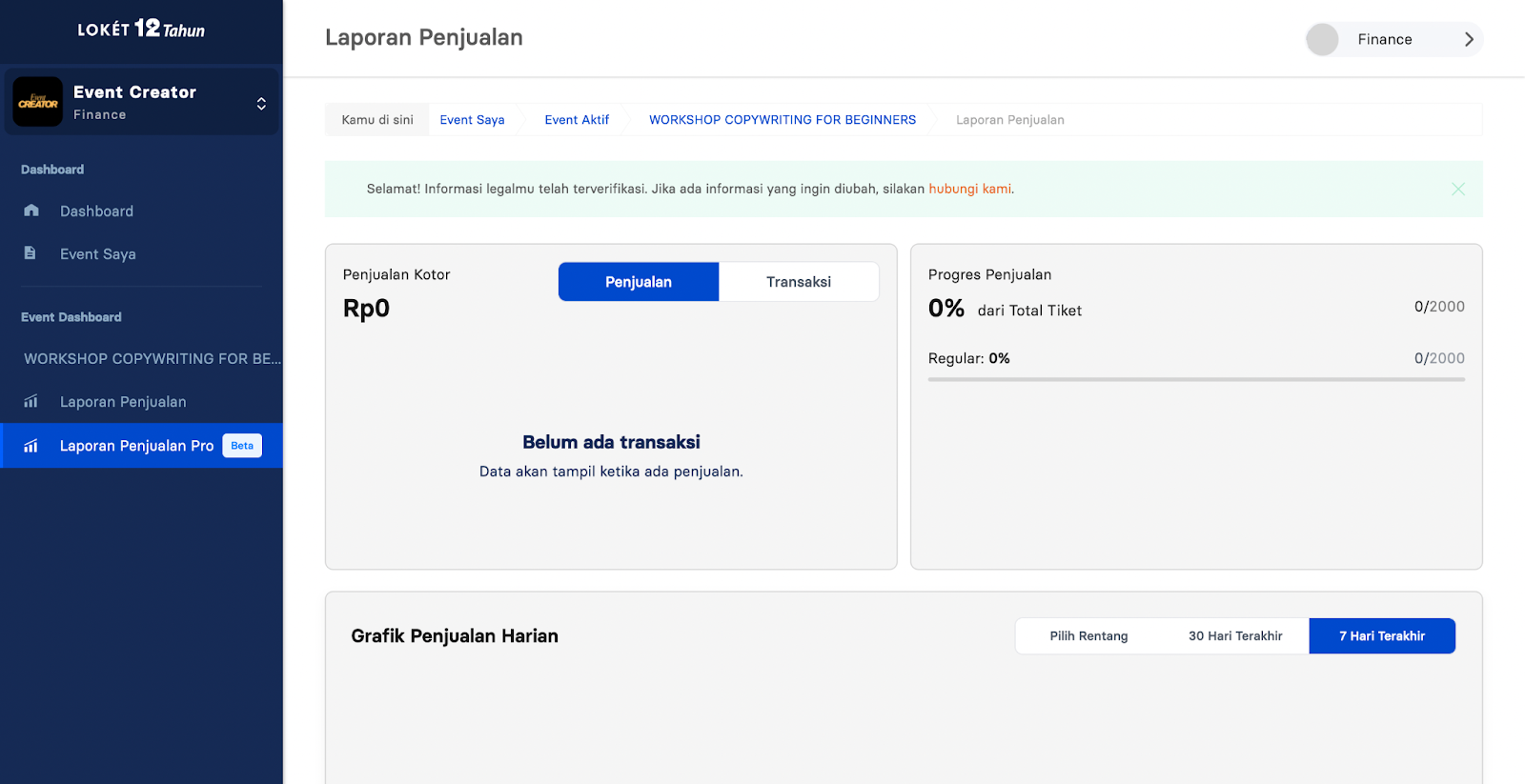 Akses Dashboard Event Kini Lebih Aman dengan Fitur Manage Access