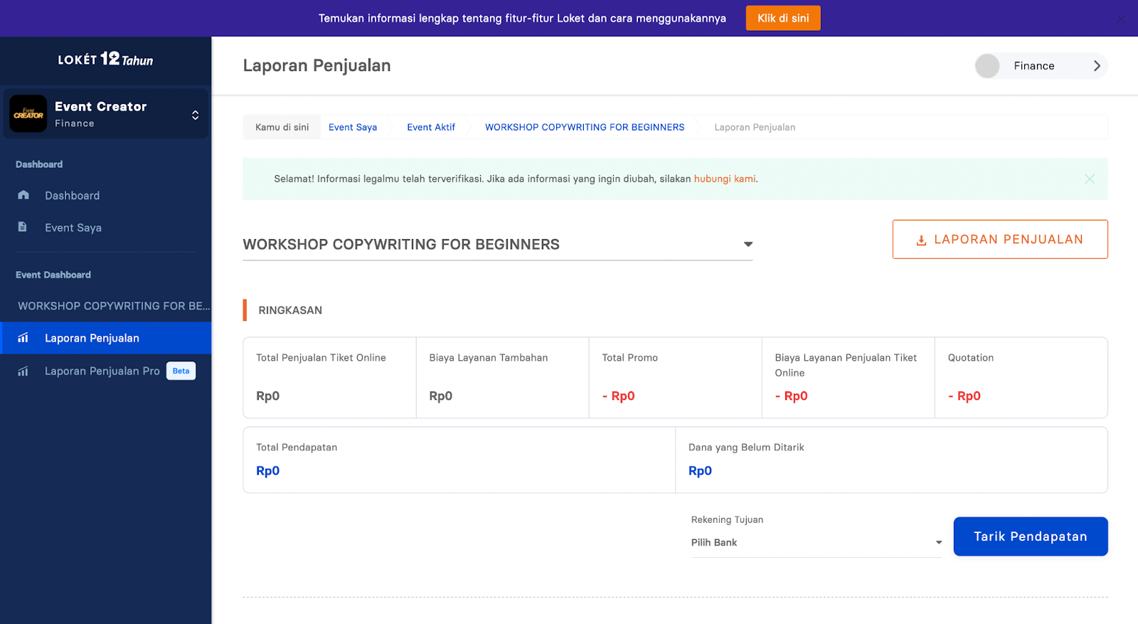 Akses Dashboard Event Kini Lebih Aman dengan Fitur Manage Access