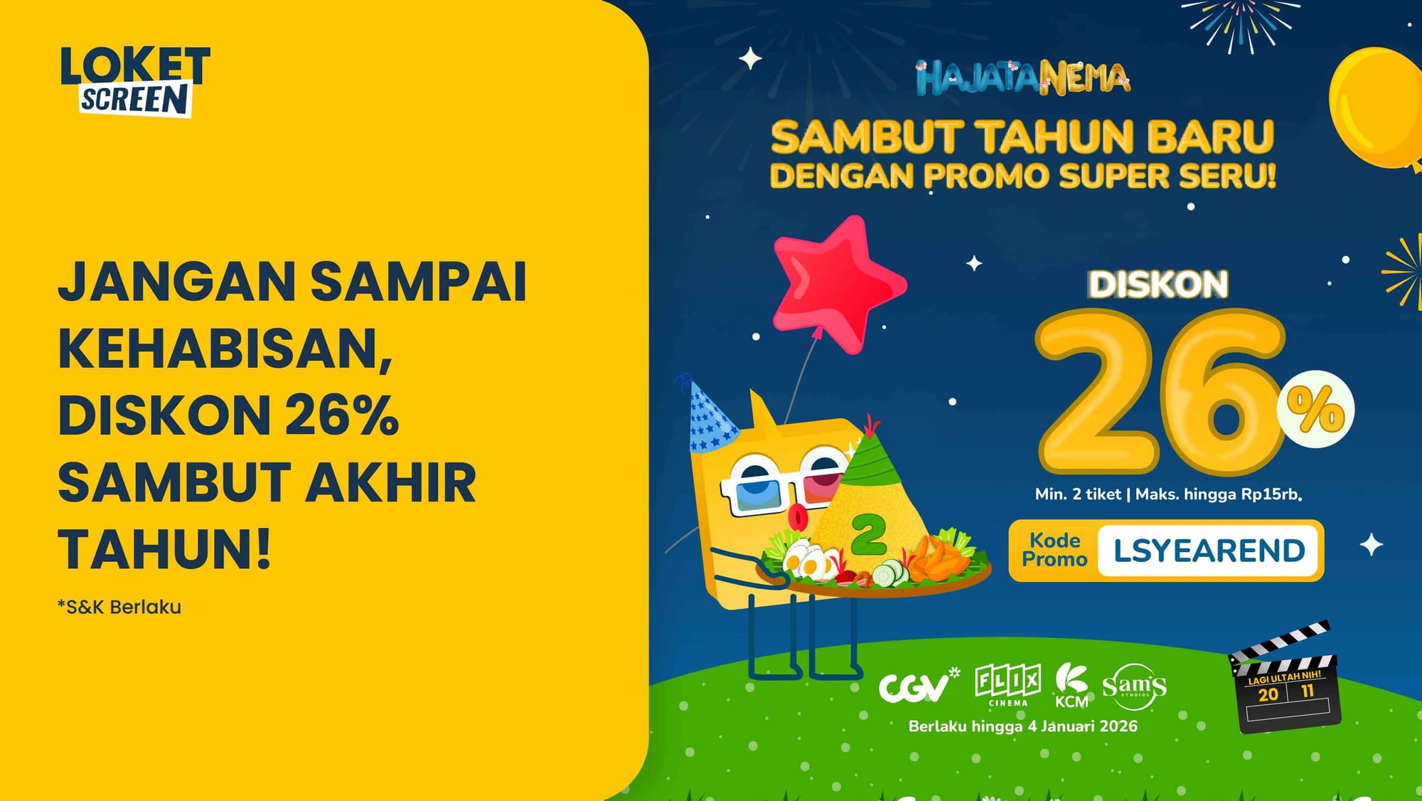 Jangan Sampai Kehabisan, Diskon 26% Sambut Akhir Tahun!