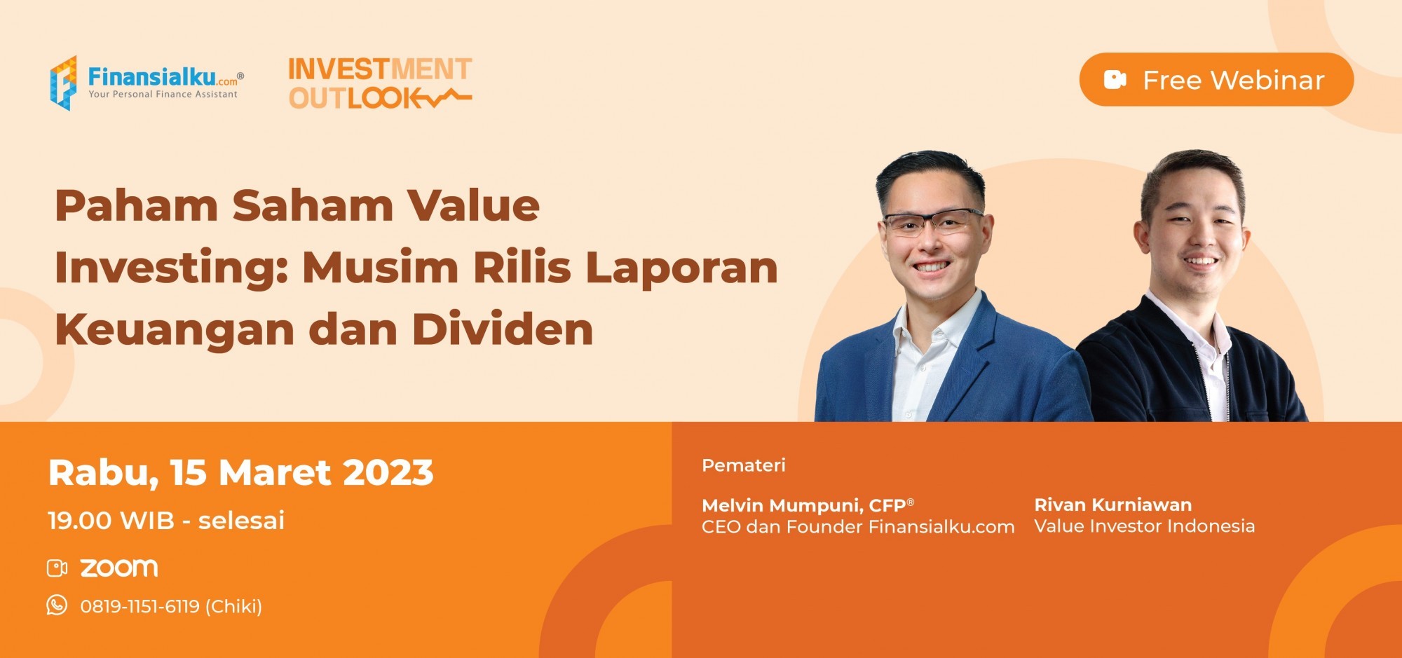 Tiket FREE WEBINAR ZOOM - Saham Value Investing: Musim Rilis Laporan ...