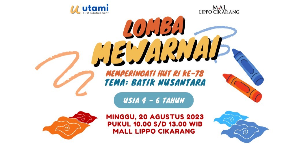 Tiket LOMBA MEWARNAI MALL LIPPO CIKARANG | Beli Online di Loket.com