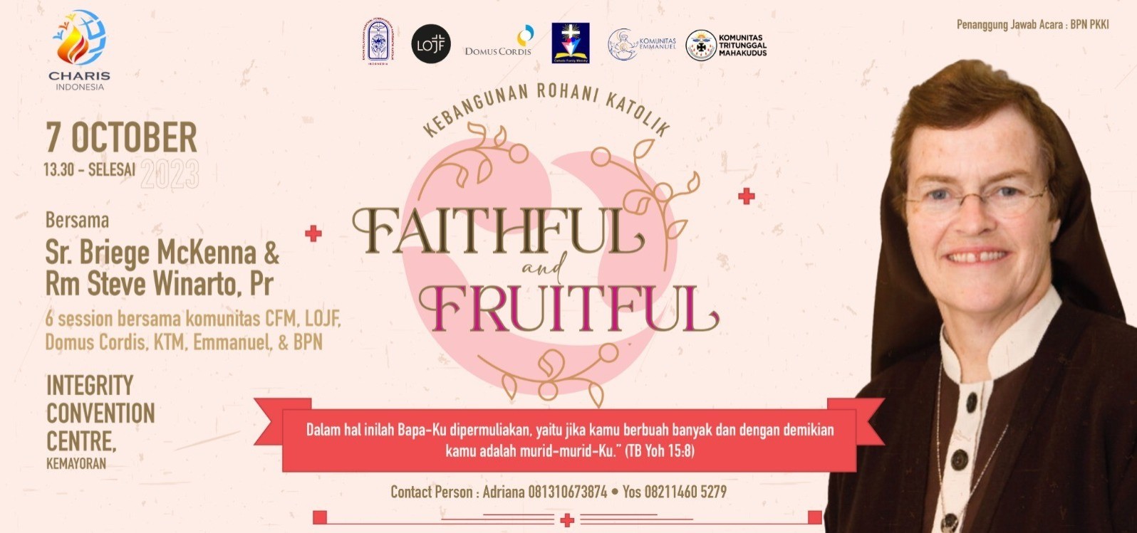 Tiket Kebangunan Rohani Katolik - Faithful and Fruitful | Beli Online ...