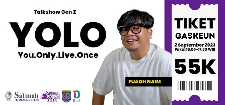 Tiket YOLO with Fuadh Naim | Beli Online di Loket.com
