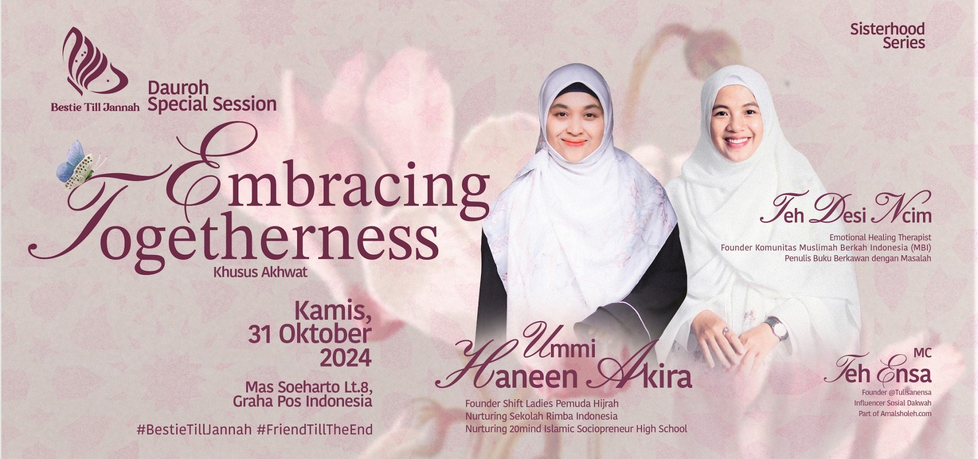 Tiket Dauroh Bestie Till Jannah "Embrancing Togetherness" | Beli Online ...