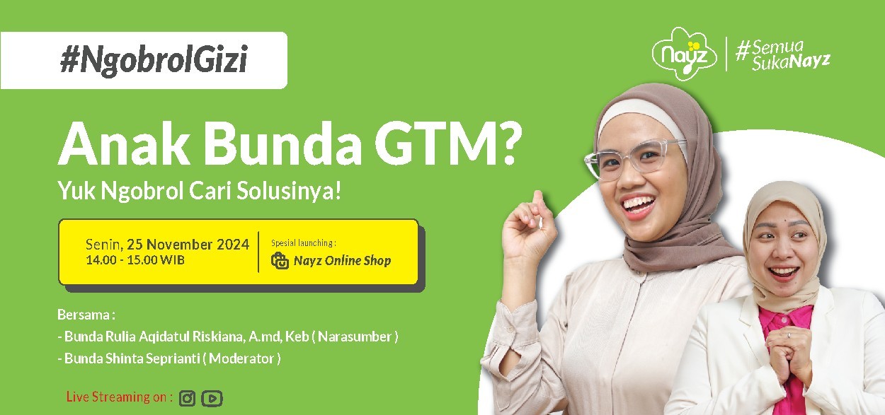 Tiket NGOBROL GIZI BERSAMA NAYZ | Beli Online di Loket.com