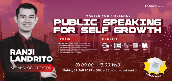 Tiket Master Your Message – Public Speaking for Self-Growth | Beli ...