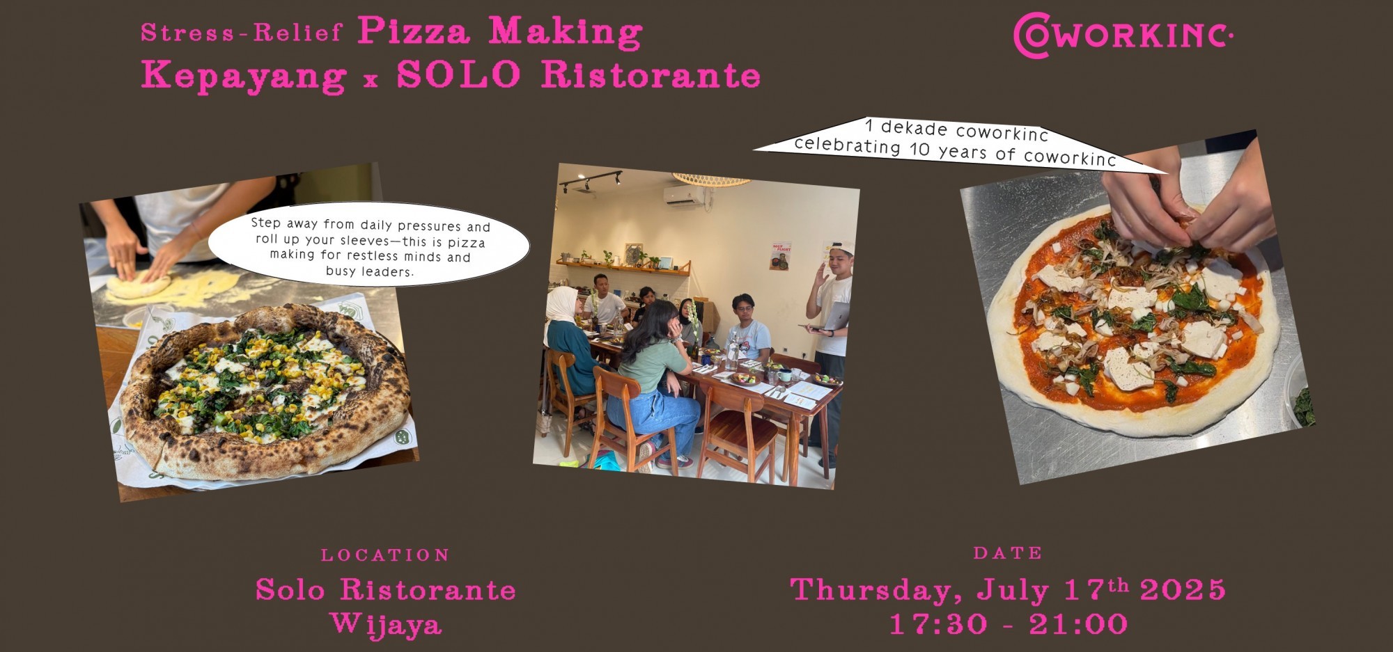 Tiket Stress-Relief Pizza Making | Beli Online di Loket.com