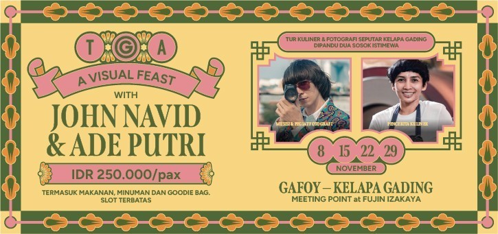 Tiket A Visual Feast with John Navid & Ade Putri | Beli Online di Loket.com